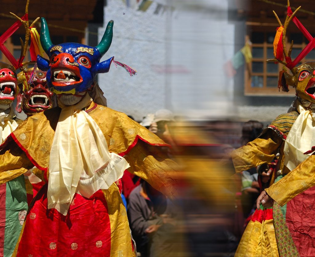 mask-dance-2 - Buddha Weekly: Buddhist Practices, Mindfulness, Meditation
