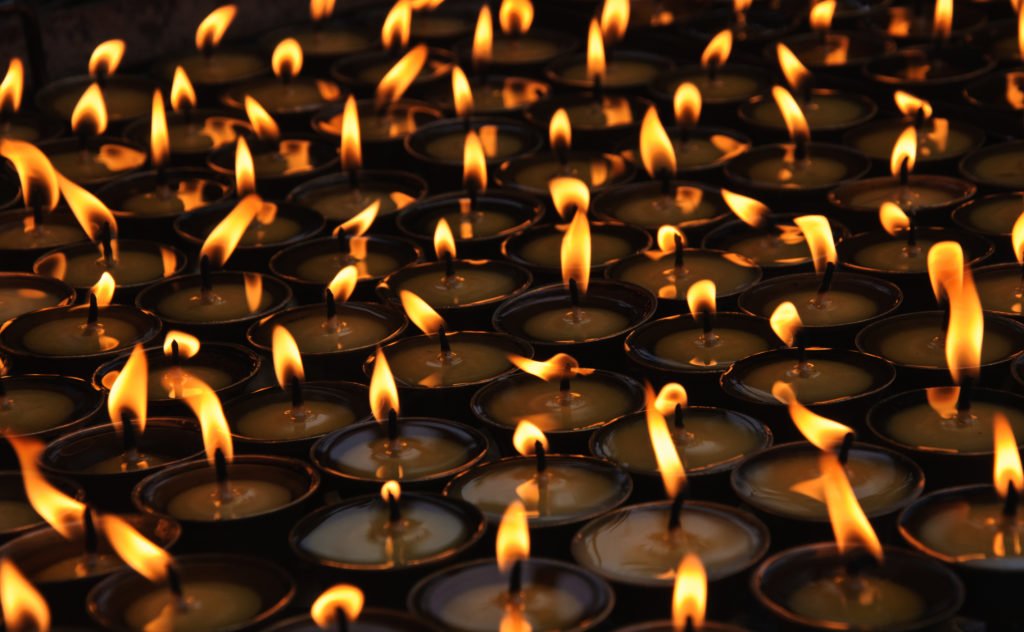 Butter lamp offerings are an important Tibetan Buddhist practice ...