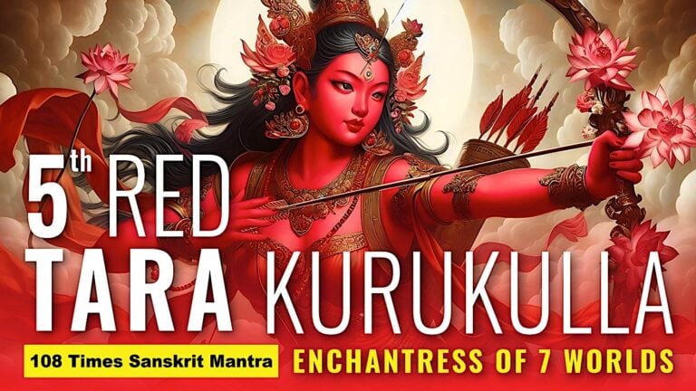 Video: Mantra of 5th Red Tara Kurukulla Who Enchants All Beings: 7 ...