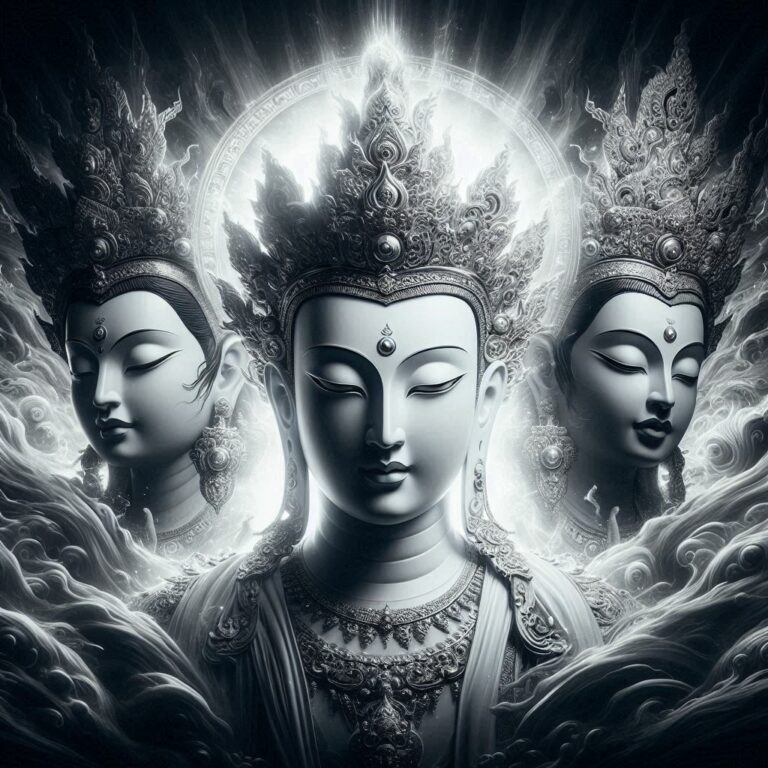 Why are Vajrasattva, Tara and Ushnisha Vijaya described as the Three ...
