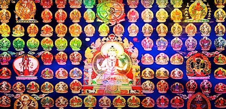 Avalokiteshvara's 108 main forms: one for each mala bead and one for ...
