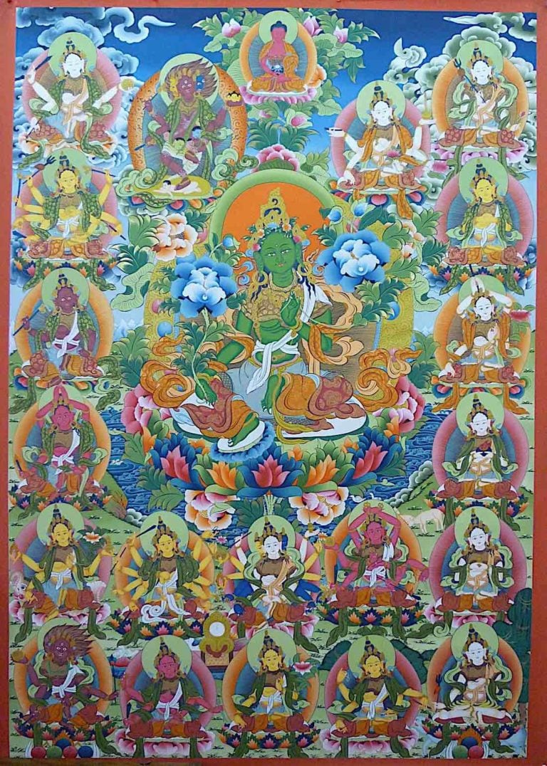 Mother Tara's many-armed protective embrace: 21 Taras according to ...