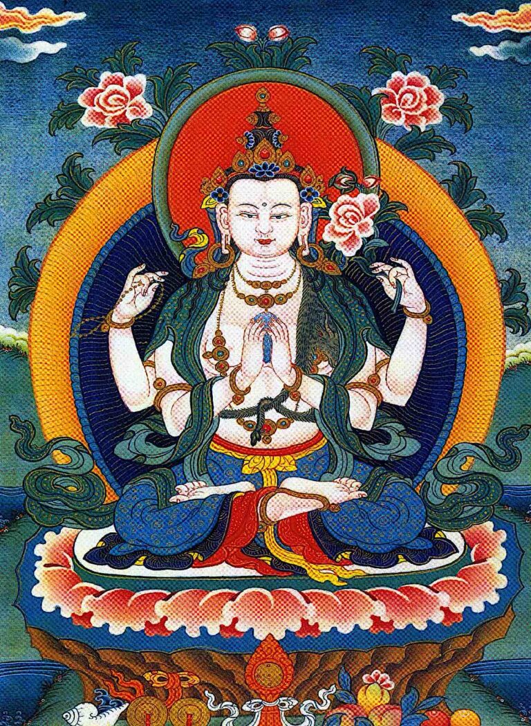 Three Great Bodhisattvas of Wisdom, Compassion, and Power — Manjushri ...