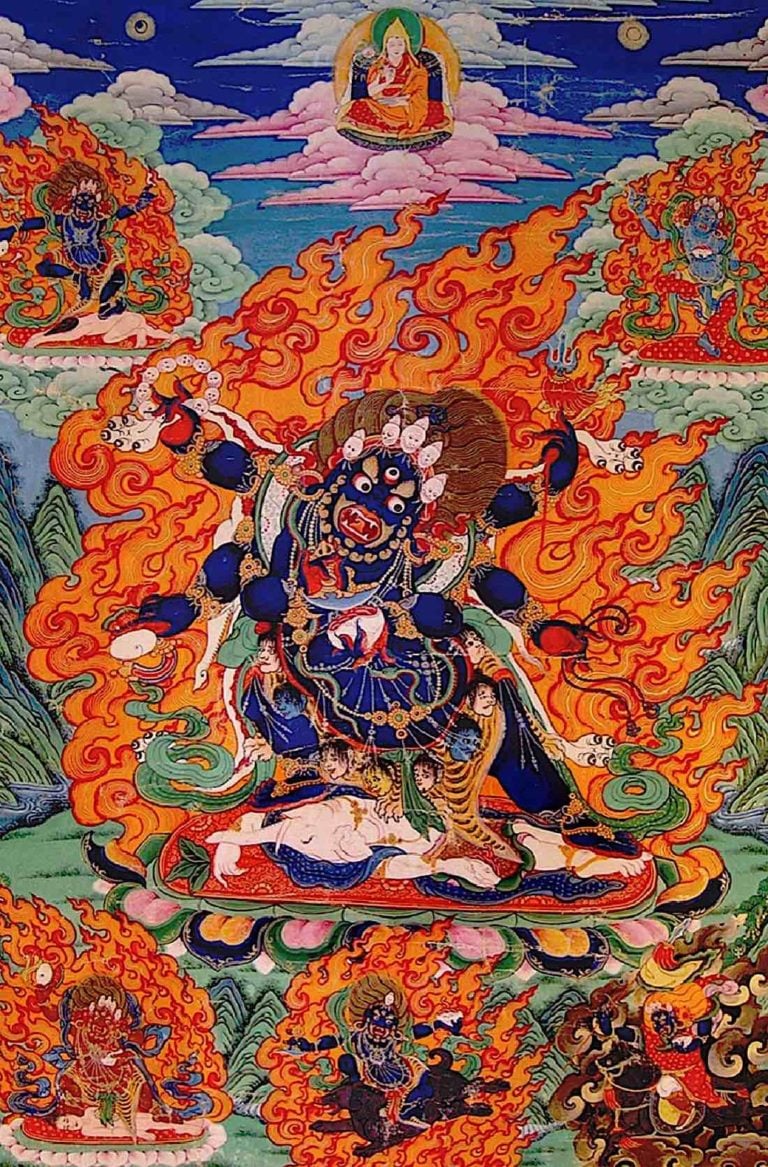 Mahakala: Miracles of Great Black and the Dalai Lama — three Men in ...