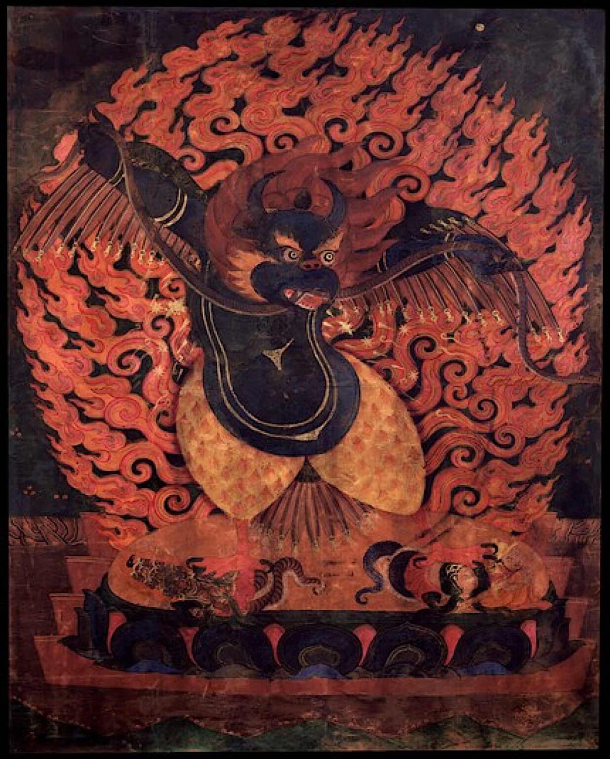 In Vajrayana, the Four Directional Dignities — Garuda, Snow Lion, Tiger ...
