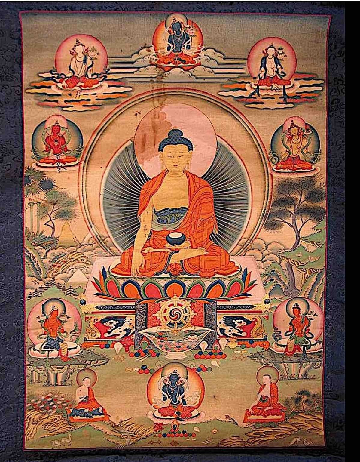 Buddha-Weekly-Buddha surrounded by the great Bodhisattvas-Buddhism ...