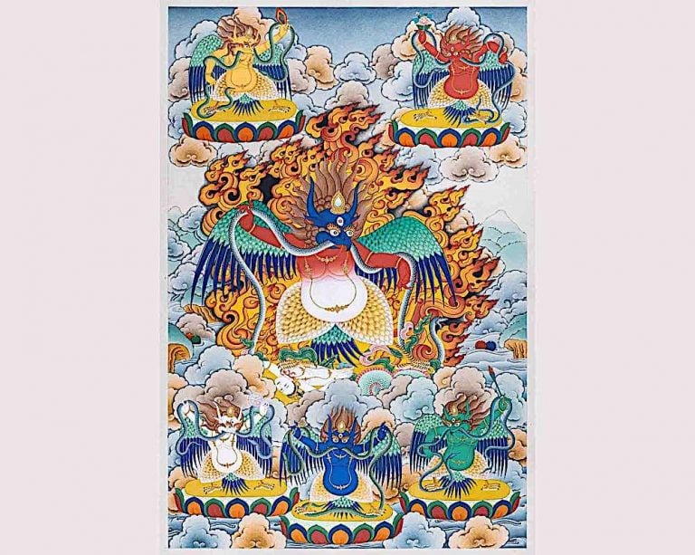 Shabala King Garuda — Multicolored King of Air, Chi, Prana — Cheng ...