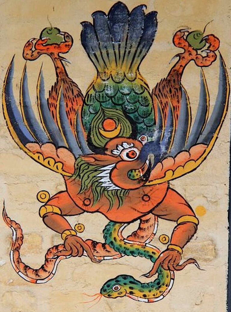 In Vajrayana, the Four Directional Dignities — Garuda, Snow Lion, Tiger ...