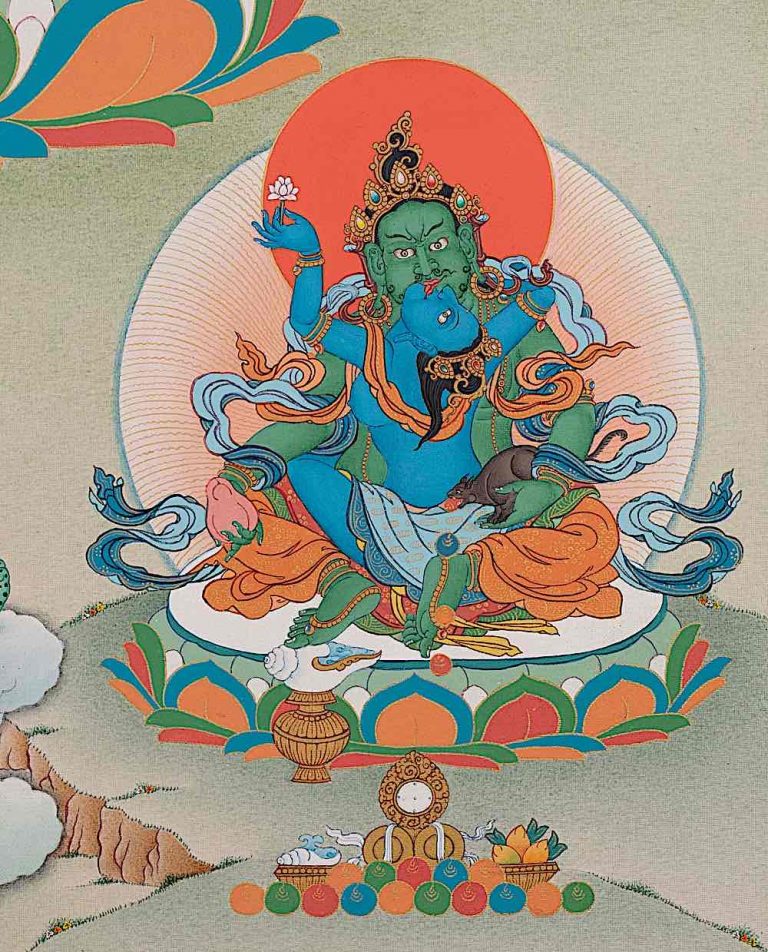 Green Jambhala and Wisdom Dakini: The Karma Family Activity of ...