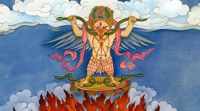 Buddha-Weekly-King Garuda art by Laura Santi-Buddhism - Buddha Weekly ...