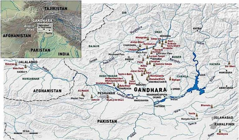 Buddha-Weekly-Map of Gandhara-Buddhism - Buddha Weekly: Buddhist ...
