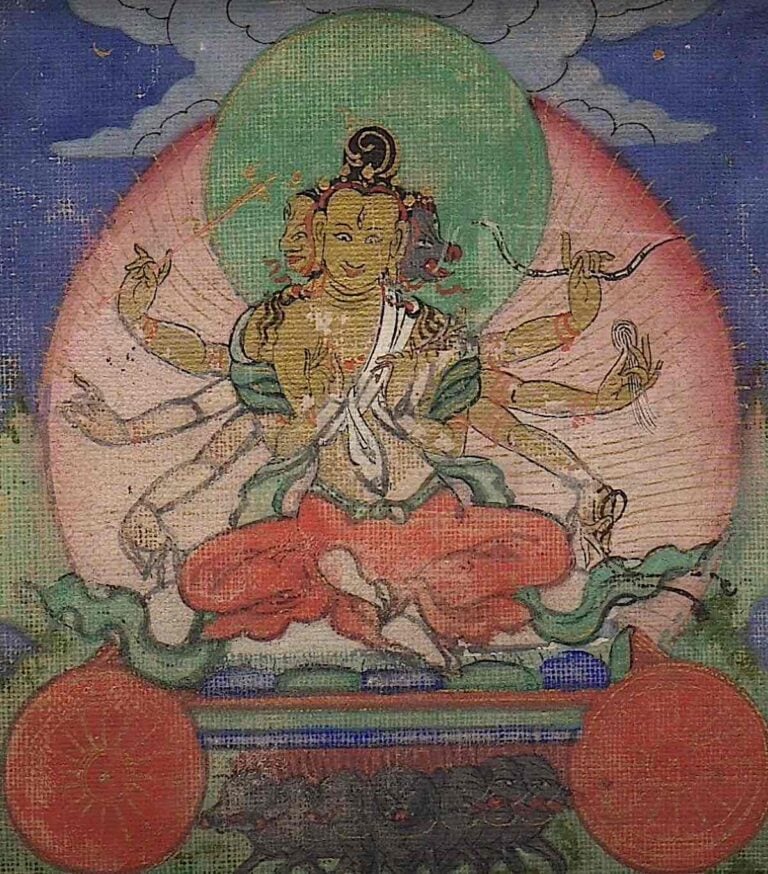 Marici — “Ray of Light” Bodhisattva Goddess — protective Bodhisattva ...
