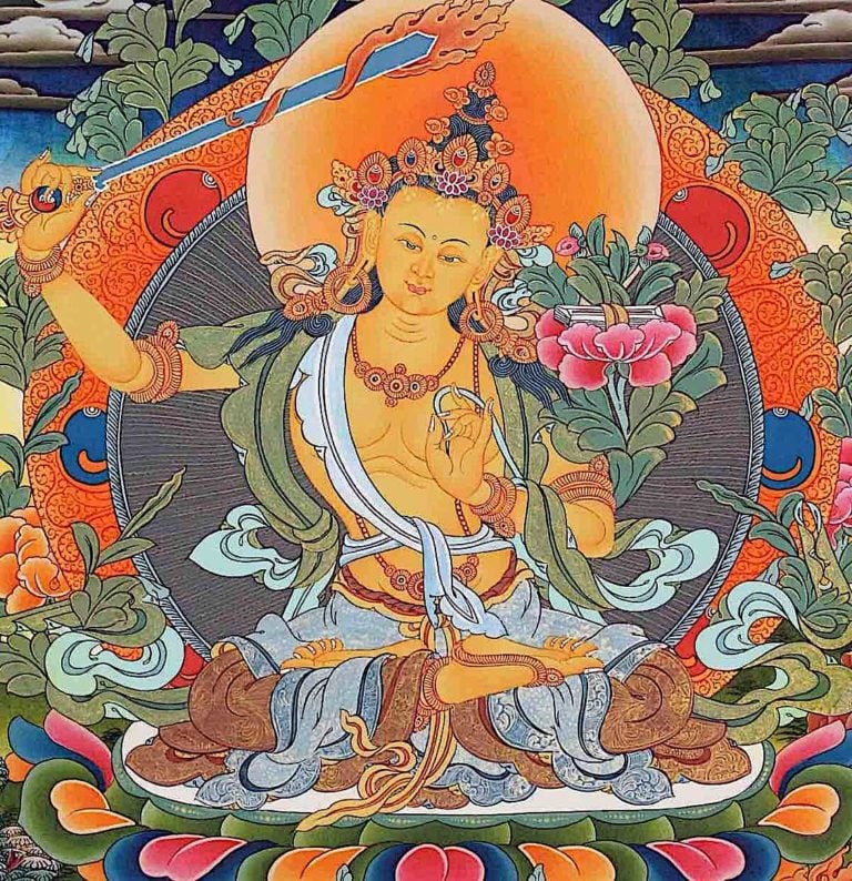 The eleven aspects of Manjushri — kind, wrathful, protective, teaching ...