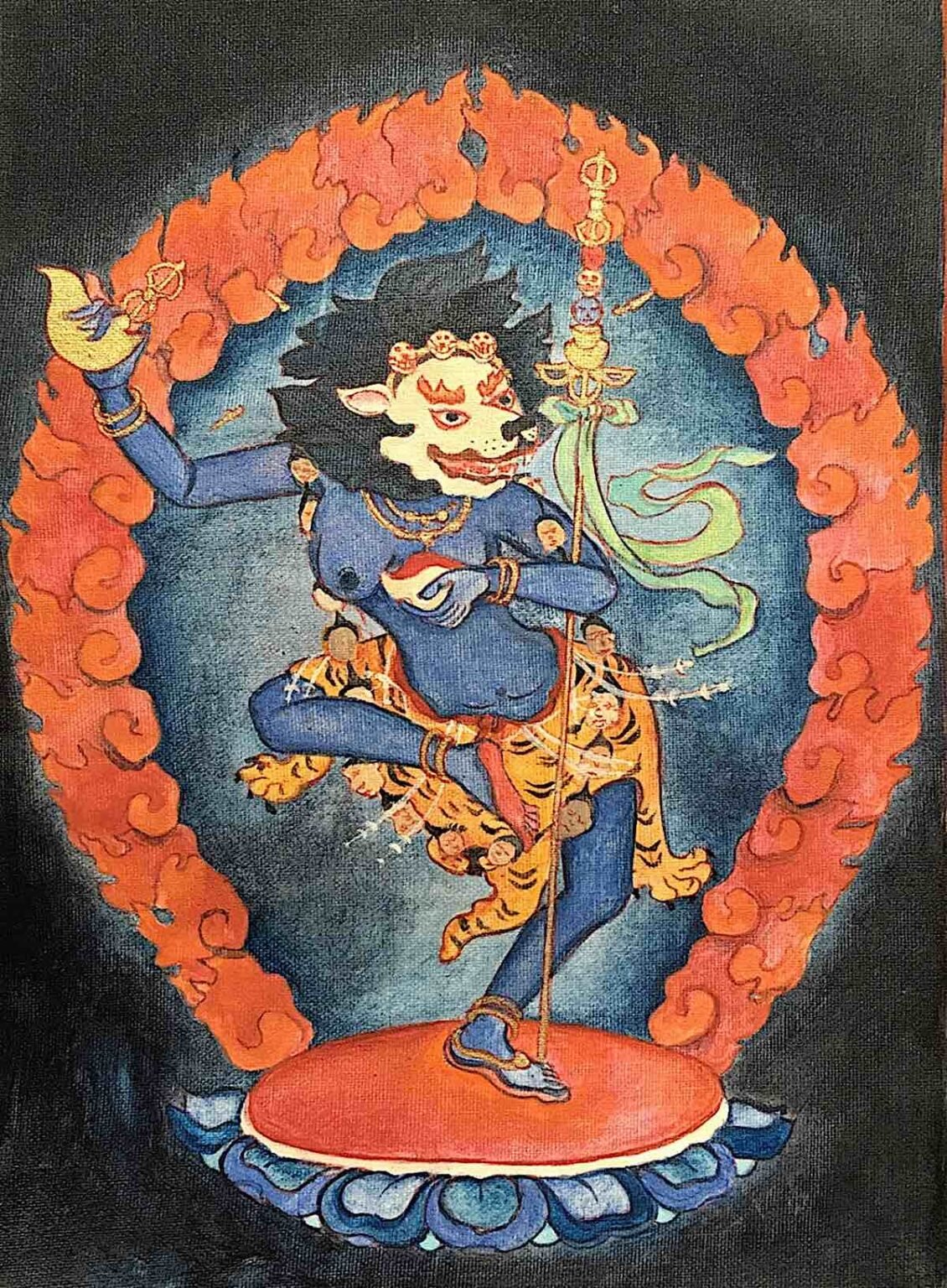 Simhamukha Dakini, the supremely ferocious remover of obstacles ...