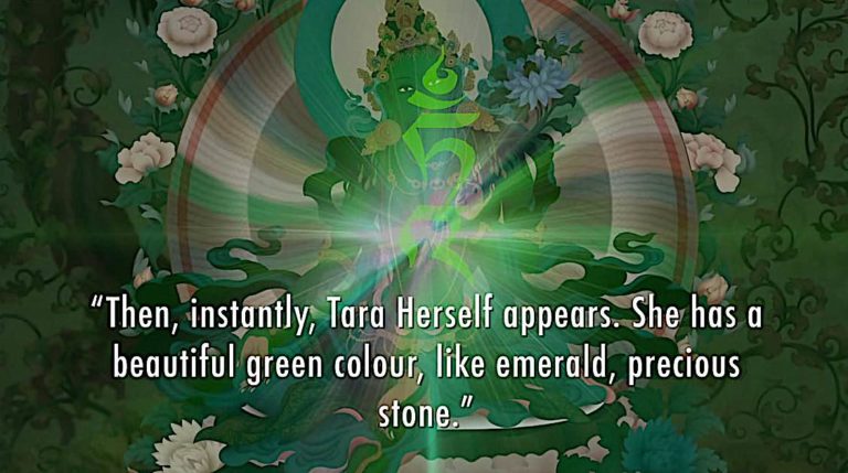 Green Tara guided meditation video, guided by H.E. Zasep Rinpoche with ...