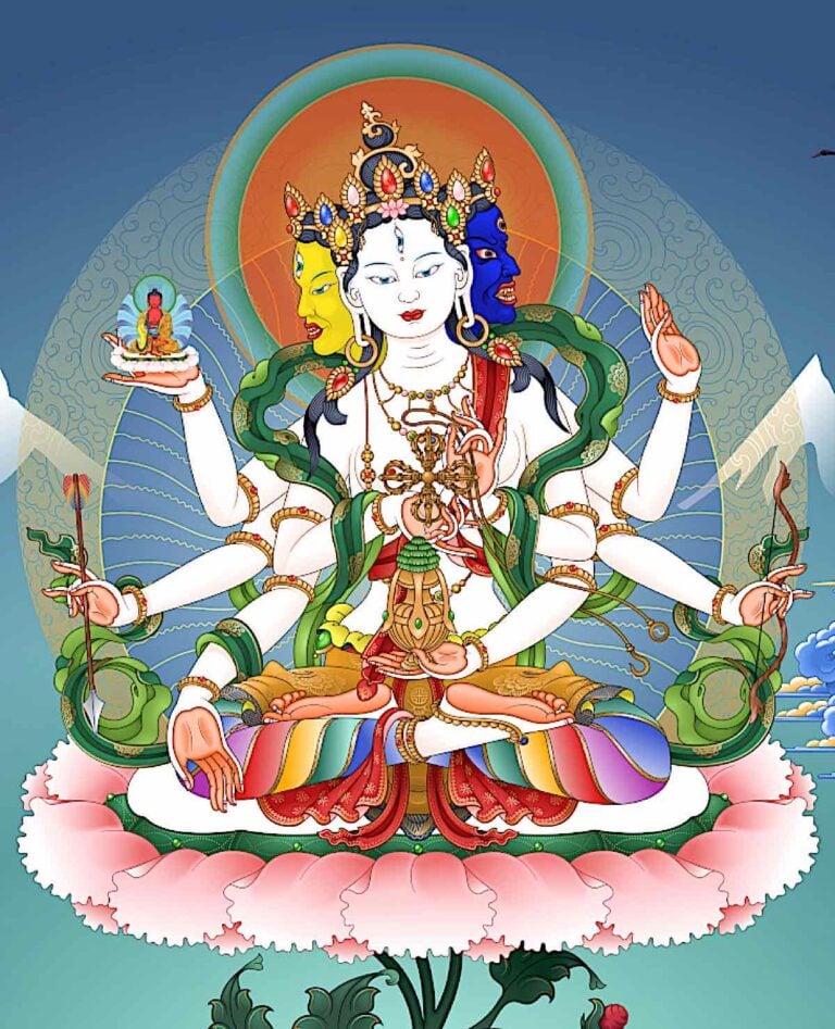 Long-Life Buddha Uṣṇīṣavijayā — Victorious Crown Ushnisha Vijaya and ...