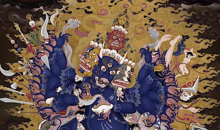 The eleven aspects of Manjushri — kind, wrathful, protective, teaching ...