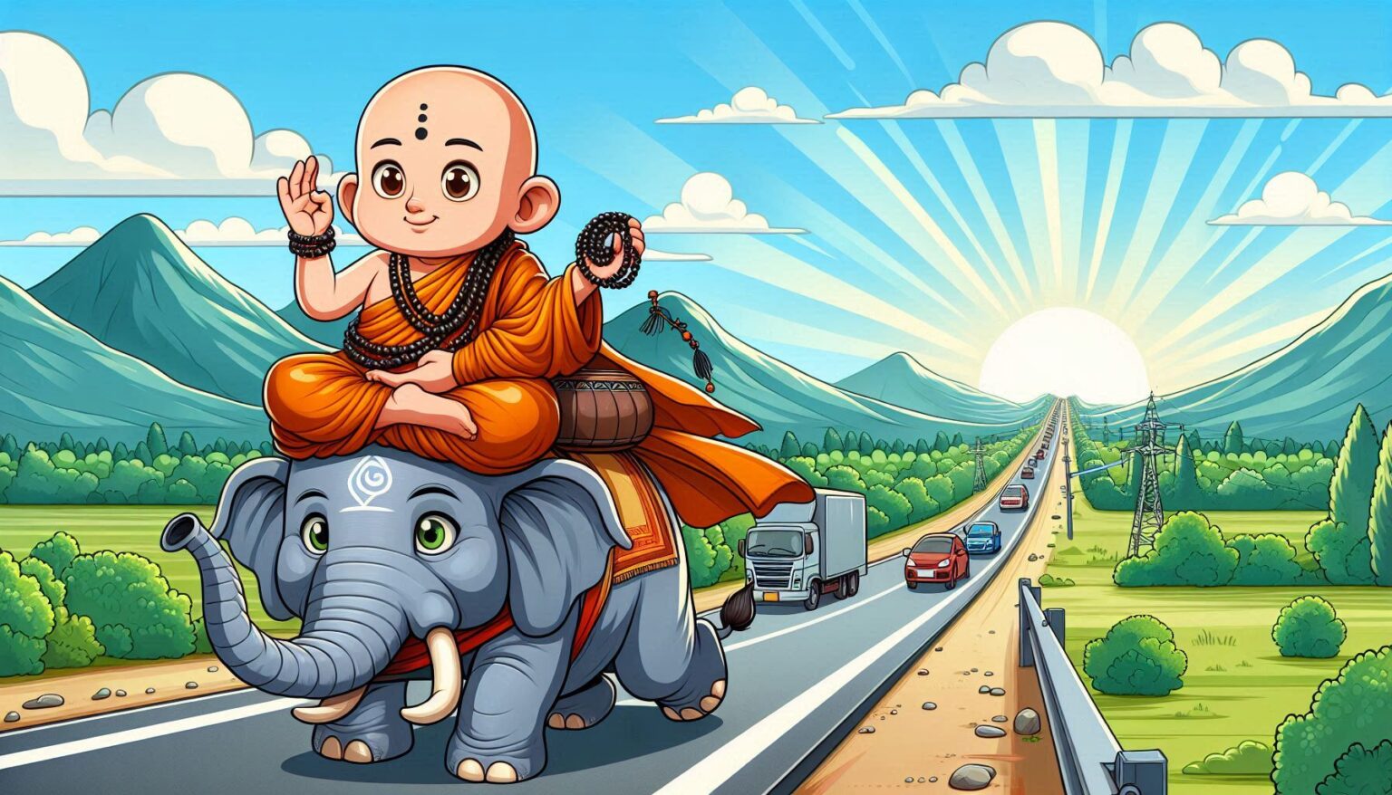 Cartoon enlightenement highway Buddha weekly - Buddha Weekly: Buddhist ...