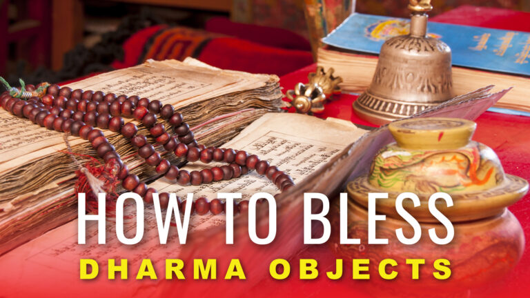 Video: How to Bless Buddhist Dharma Objects with Purity Essence Mantra ...
