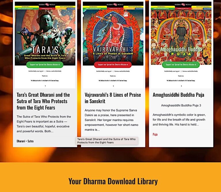 “Spread the Dharma Downloads”: Free PDF Library of Precious Sutra, Dharanis, Teaching ...