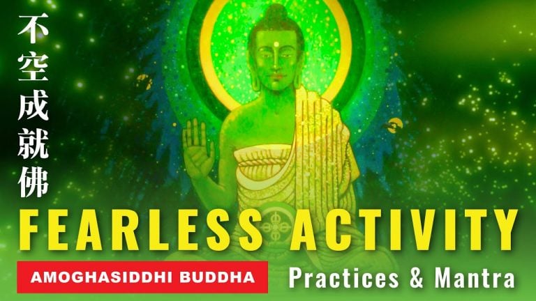 Video Thumbnail: Amoghasiddhi Buddha's Fearless Activity, Practices and ...