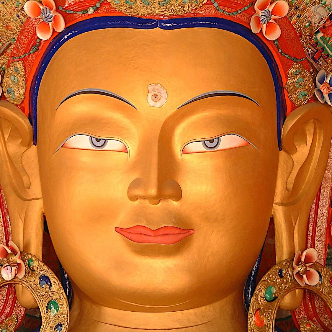 Three Great Bodhisattvas of Wisdom, Compassion, and Power — Manjushri ...
